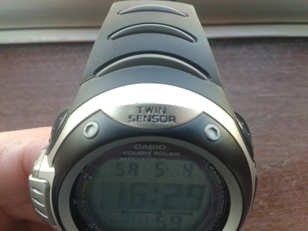 FS: Casio Protrek PRG100 Tough Solar Twin Sensor | WatchUSeek Watch Forums
