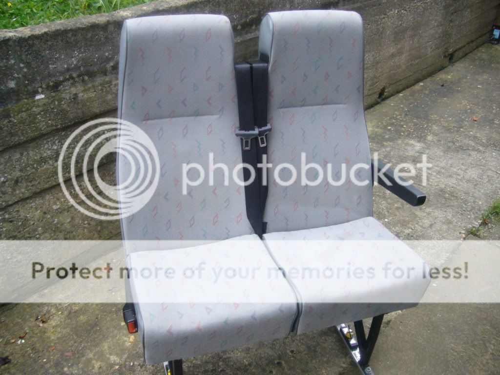 FS: Double rear seat Inca with 3 point seatbelts and Unwin rails | VW ...